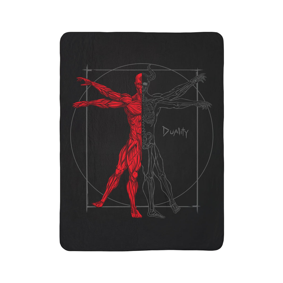 Duality Fleece Sherpa Blanket – Moral Decay Patchwork