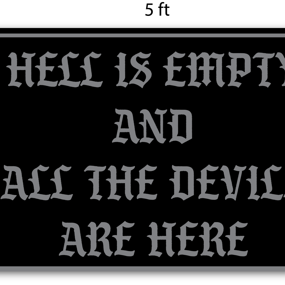 Hell is Empty Flag – Moral Decay Patchwork