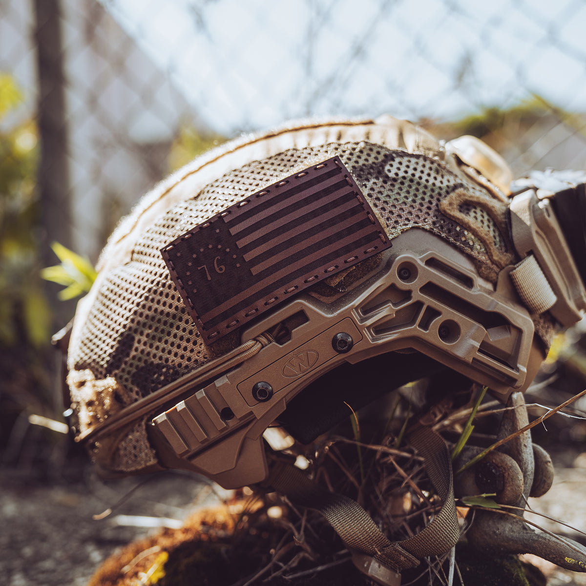 Bennington Flag Leather Patch – Moral Decay Patchwork