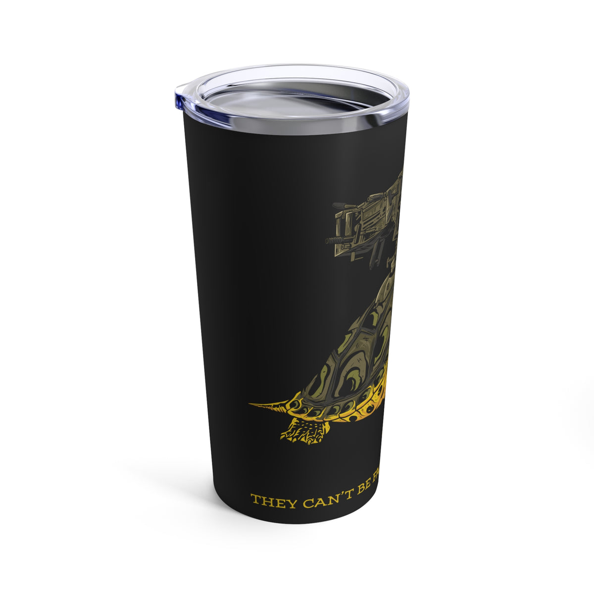 War Turtle 20 oz Tumbler – Moral Decay Patchwork