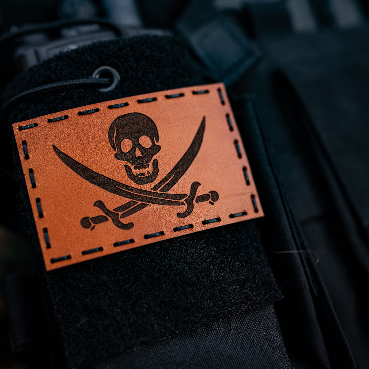 Calico Jack Flag Leather Patch – Moral Decay Patchwork