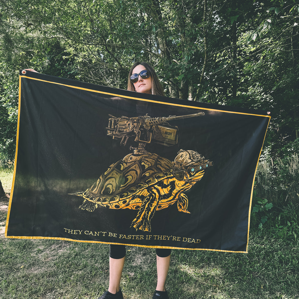 War Turtle Flag – Moral Decay Patchwork