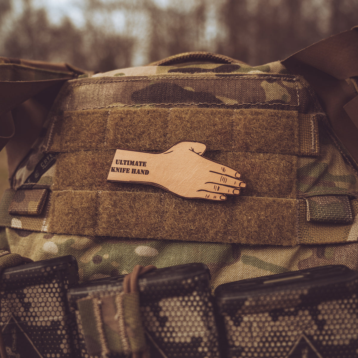 Ultimate Knife Hand Leather Patch – Moral Decay Patchwork