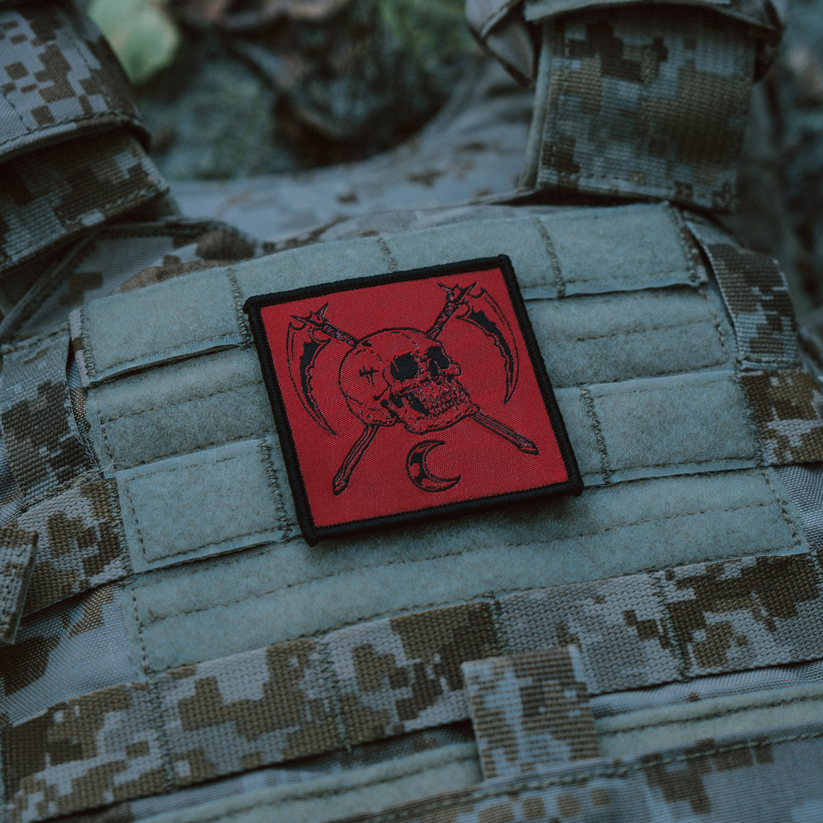 Midnight Reaper Woven Patch – Moral Decay Patchwork