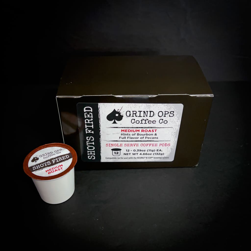 Shots Fired K-Cups (KEURIG®) – Moral Decay Patchwork