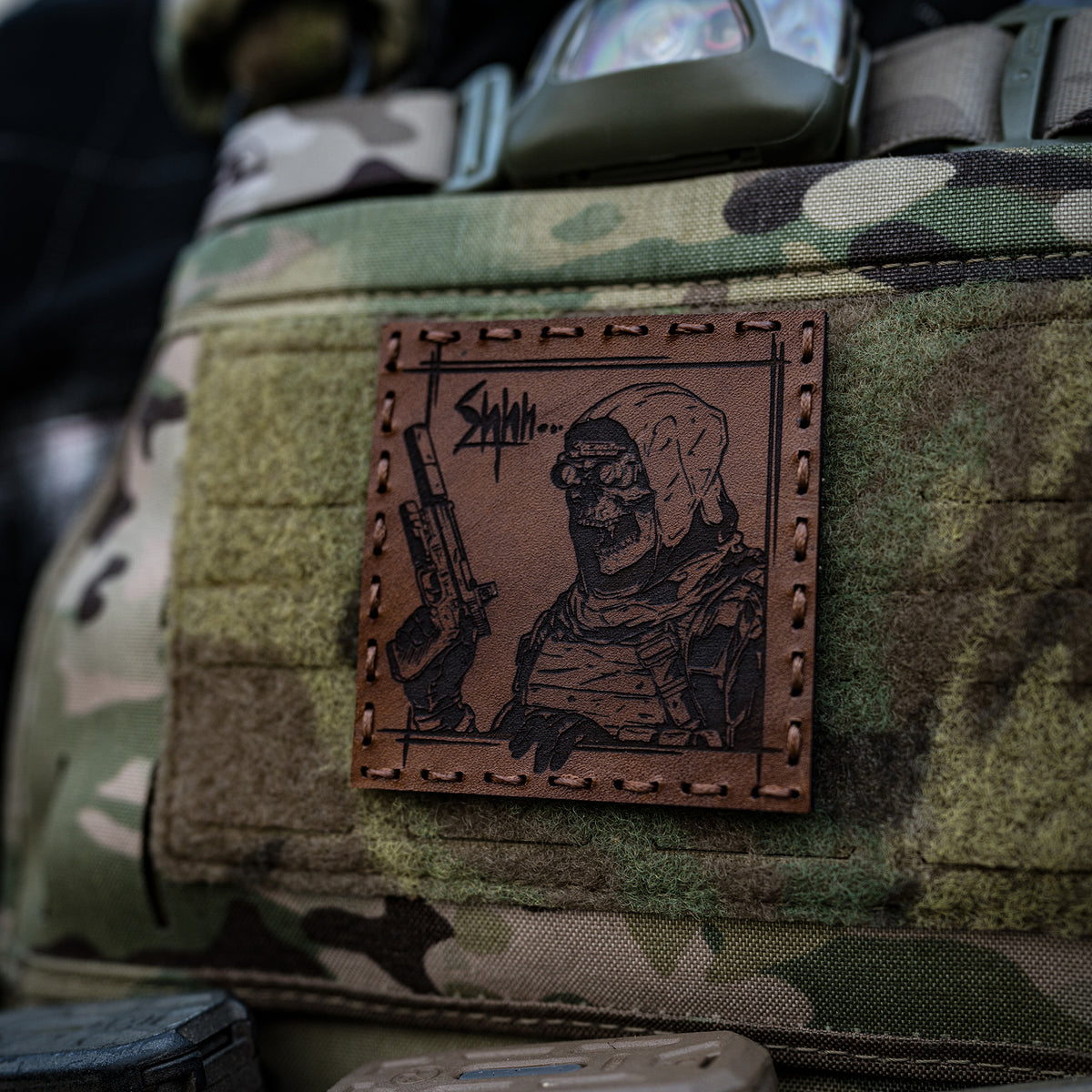 Triggerman Leather Patch – Moral Decay Patchwork