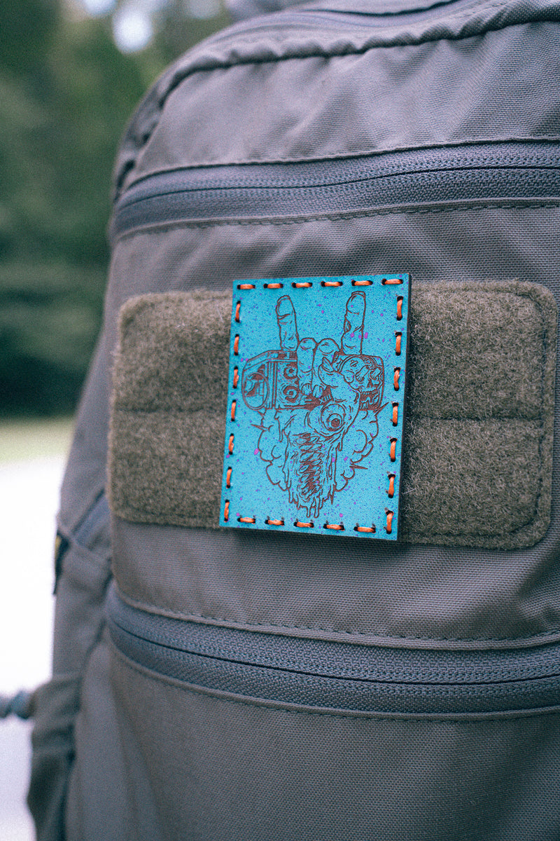 Headbang Leather Patch – Moral Decay Patchwork