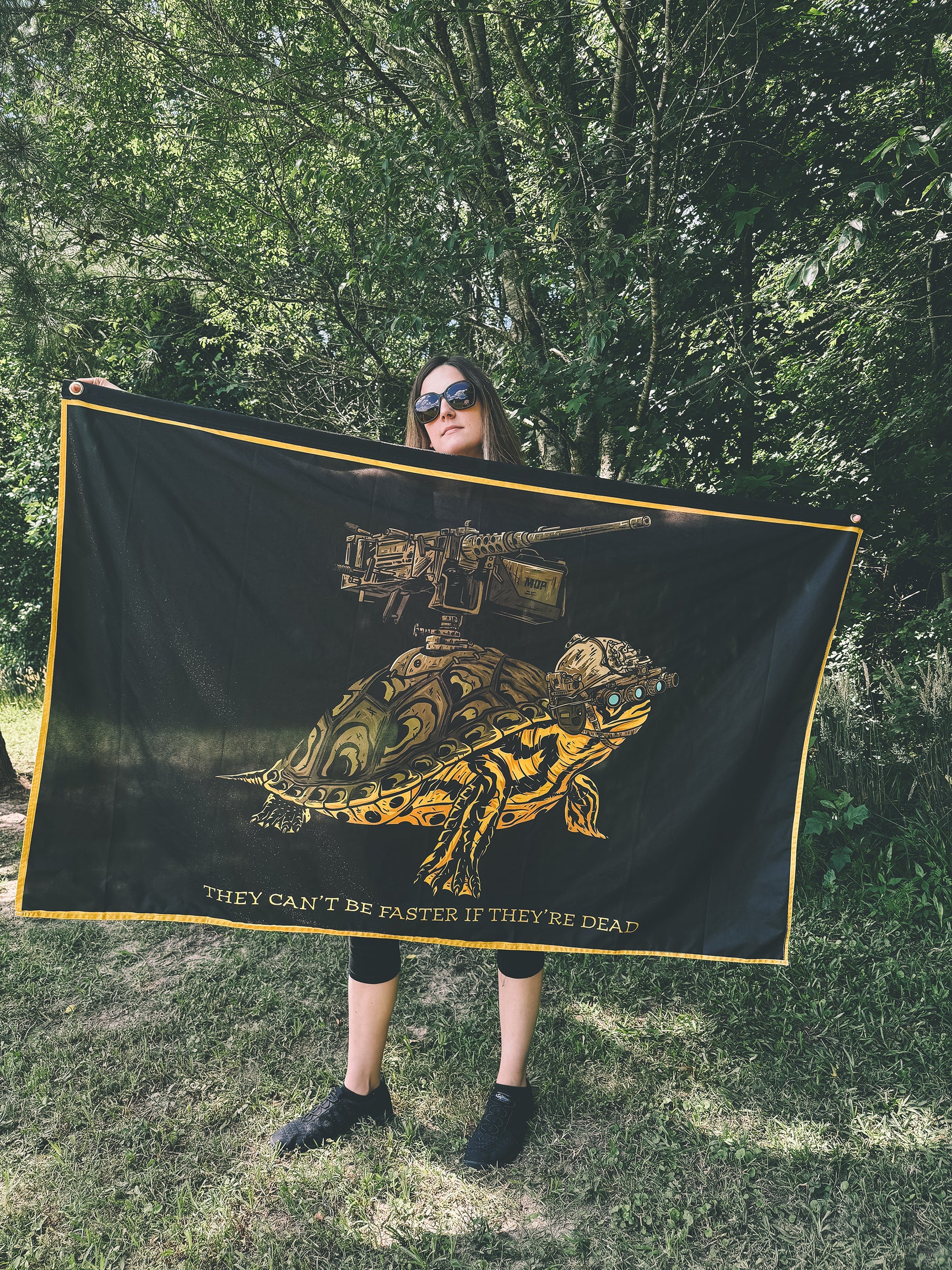 War Turtle Flag – Moral Decay Patchwork