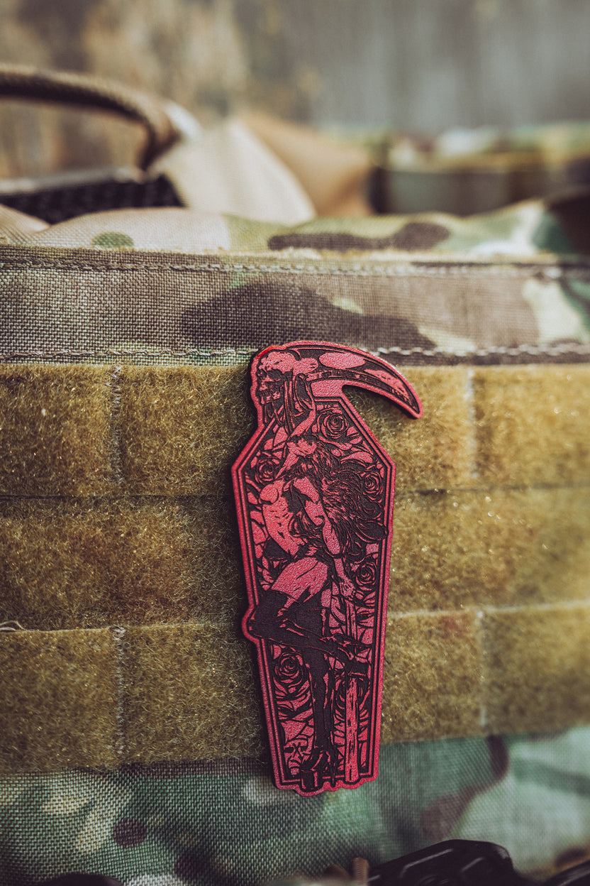 Handcrafted Leather Goods. Premium Patches. Moral Decay Patchwork.