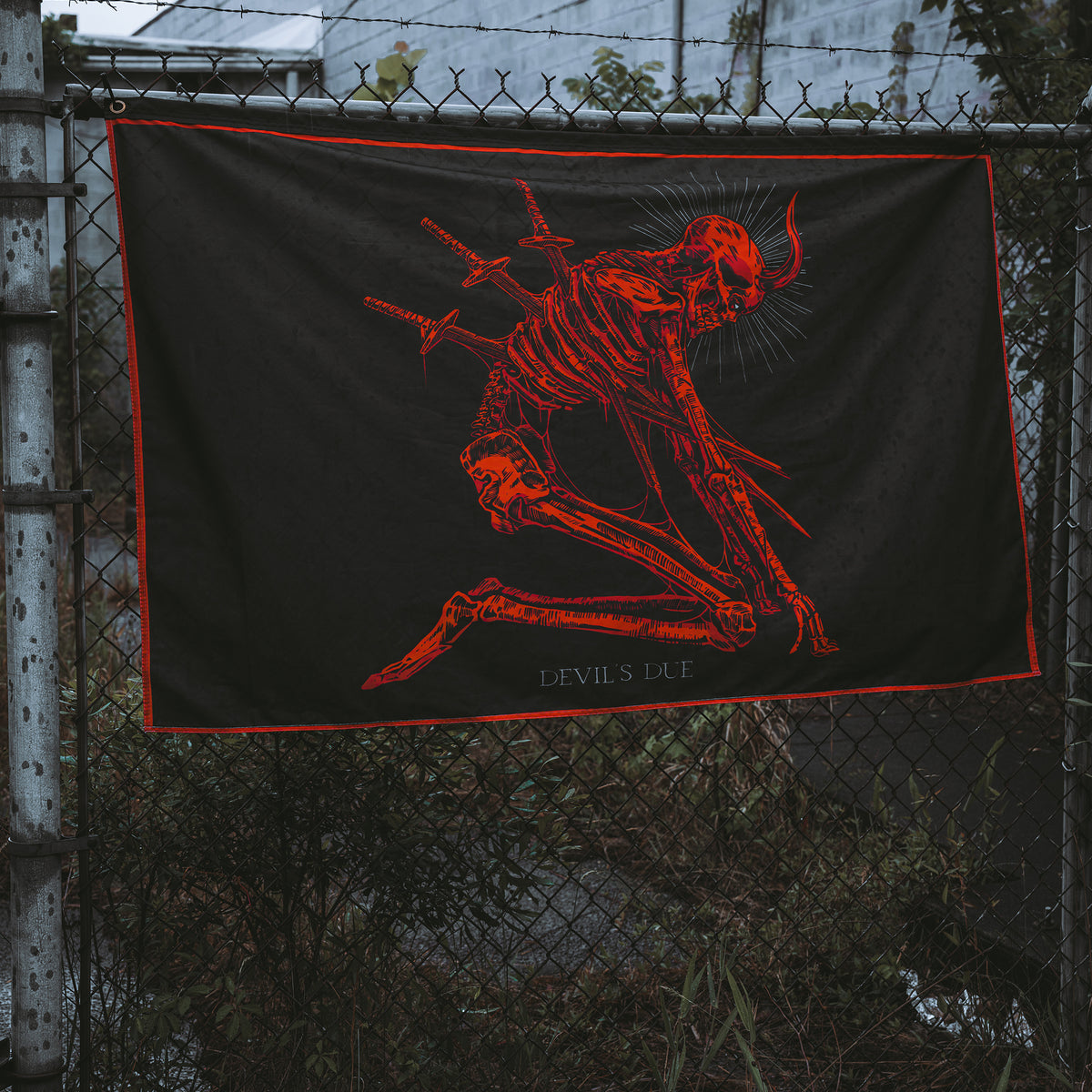 Devil's Due Flag – Moral Decay Patchwork