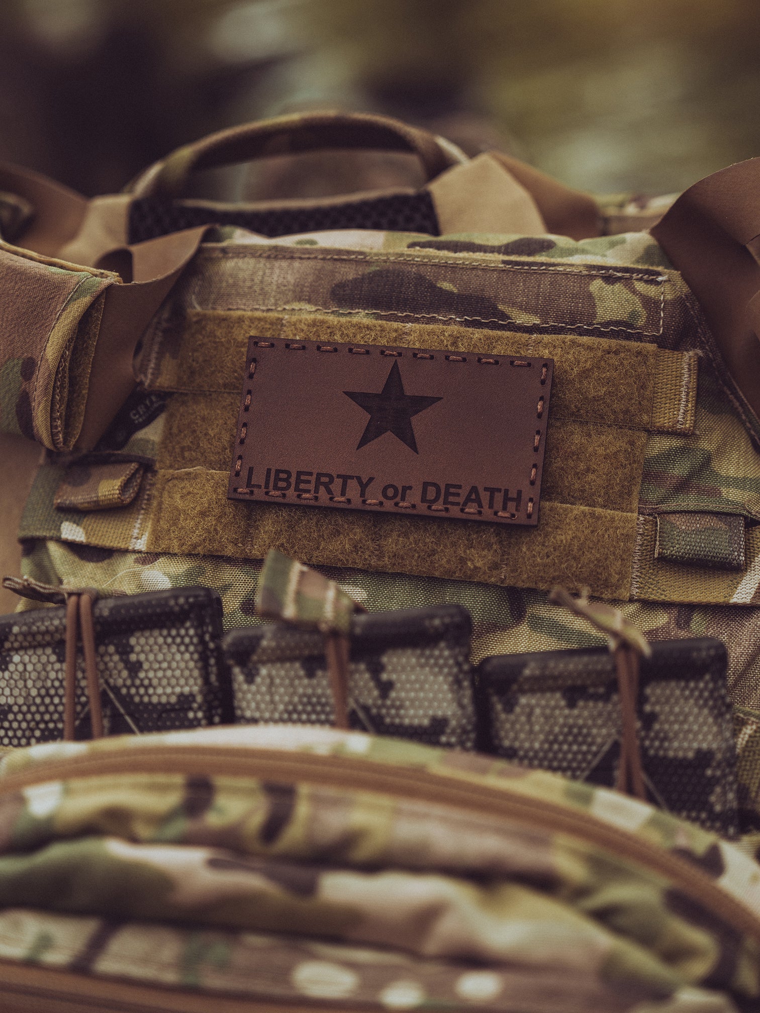 Handcrafted Leather Goods. Premium Patches. Moral Decay Patchwork.