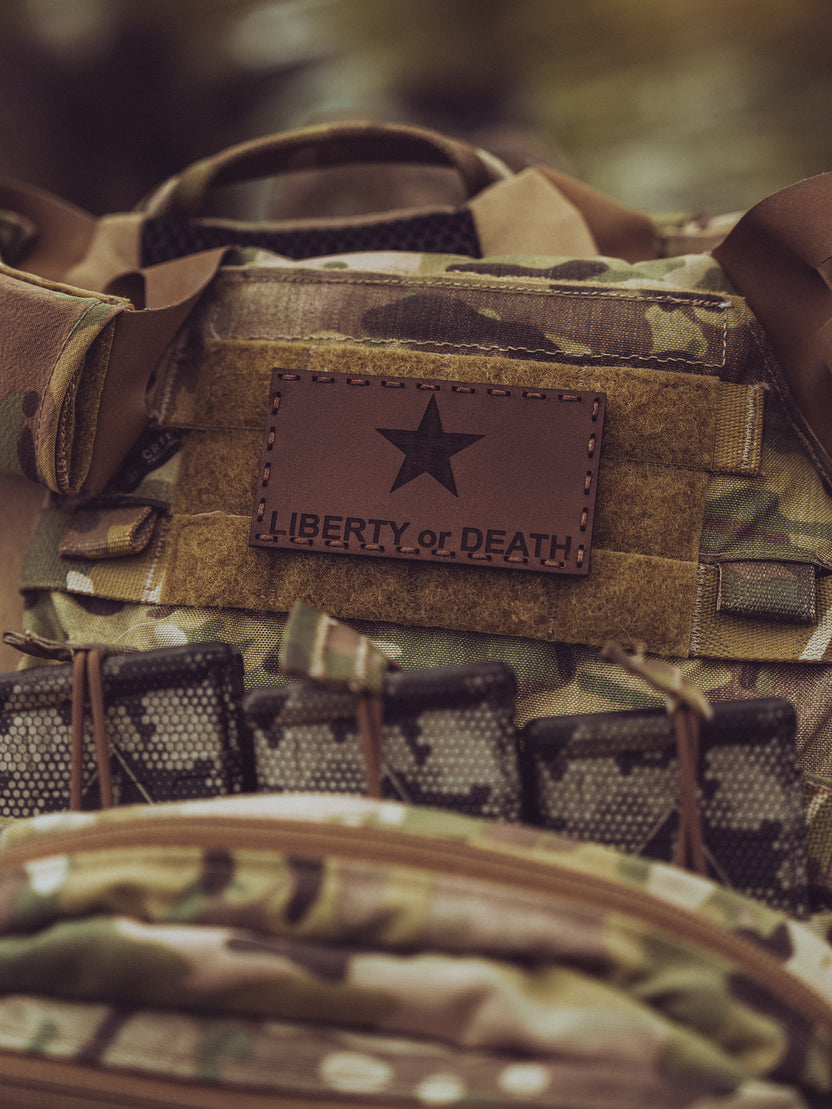 Handcrafted Leather Goods. Premium Patches. Moral Decay Patchwork.