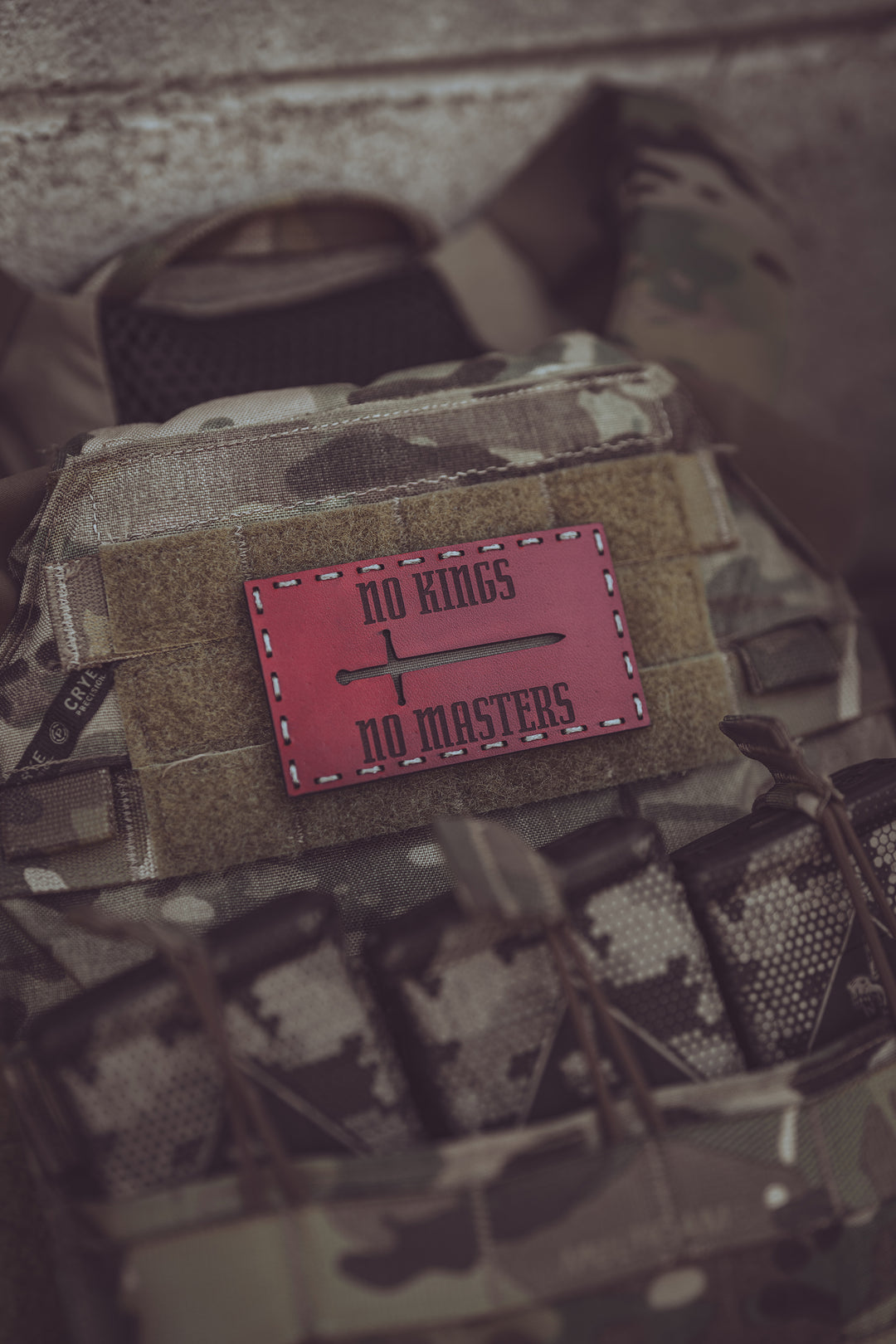 Armor Up Leather Patch – Moral Decay Patchwork