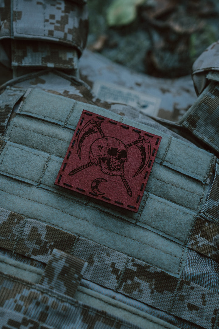 Handcrafted Leather Goods. Premium Patches. Moral Decay Patchwork.