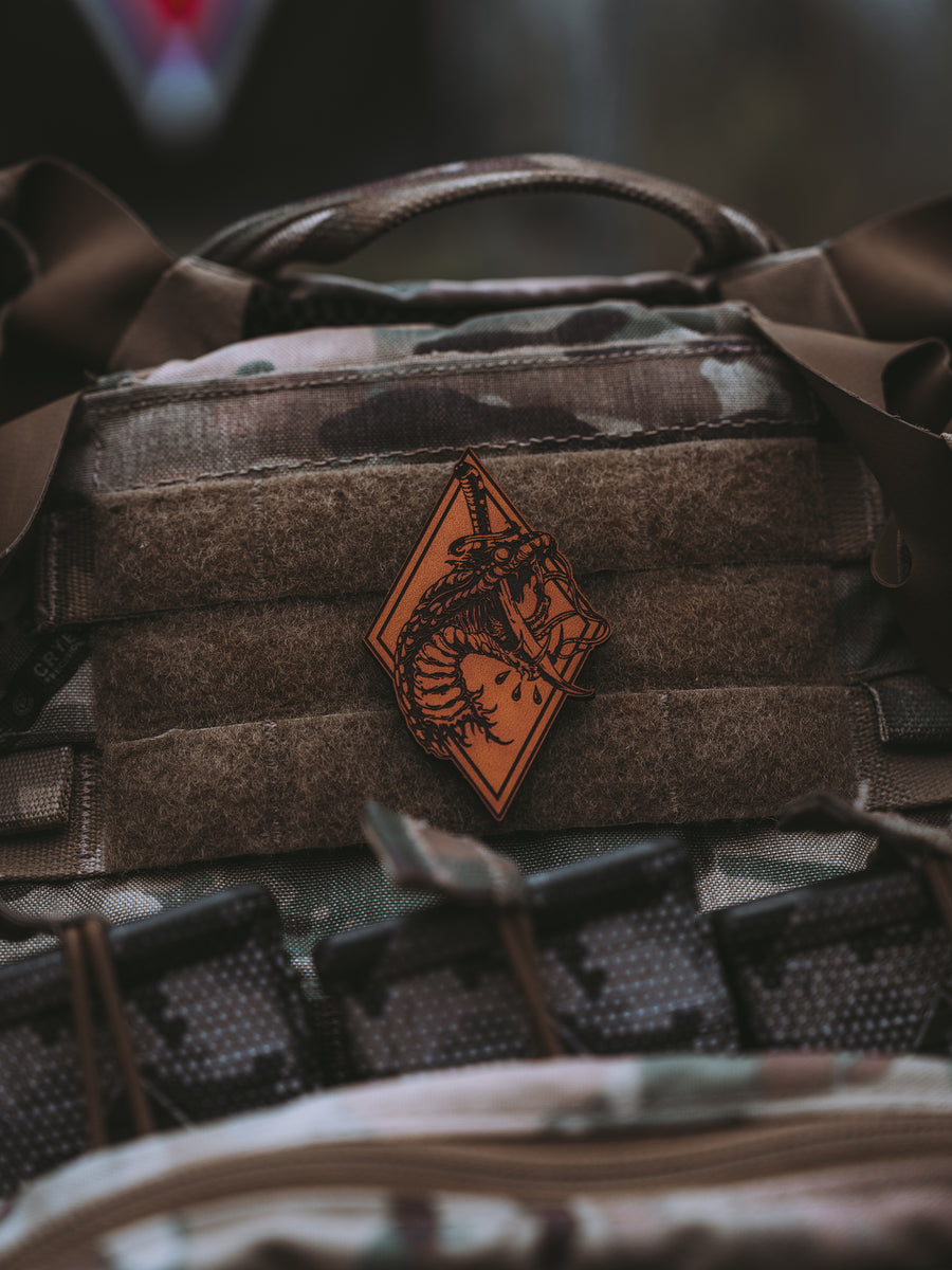 Handcrafted Leather Goods. Premium Patches. Moral Decay Patchwork.