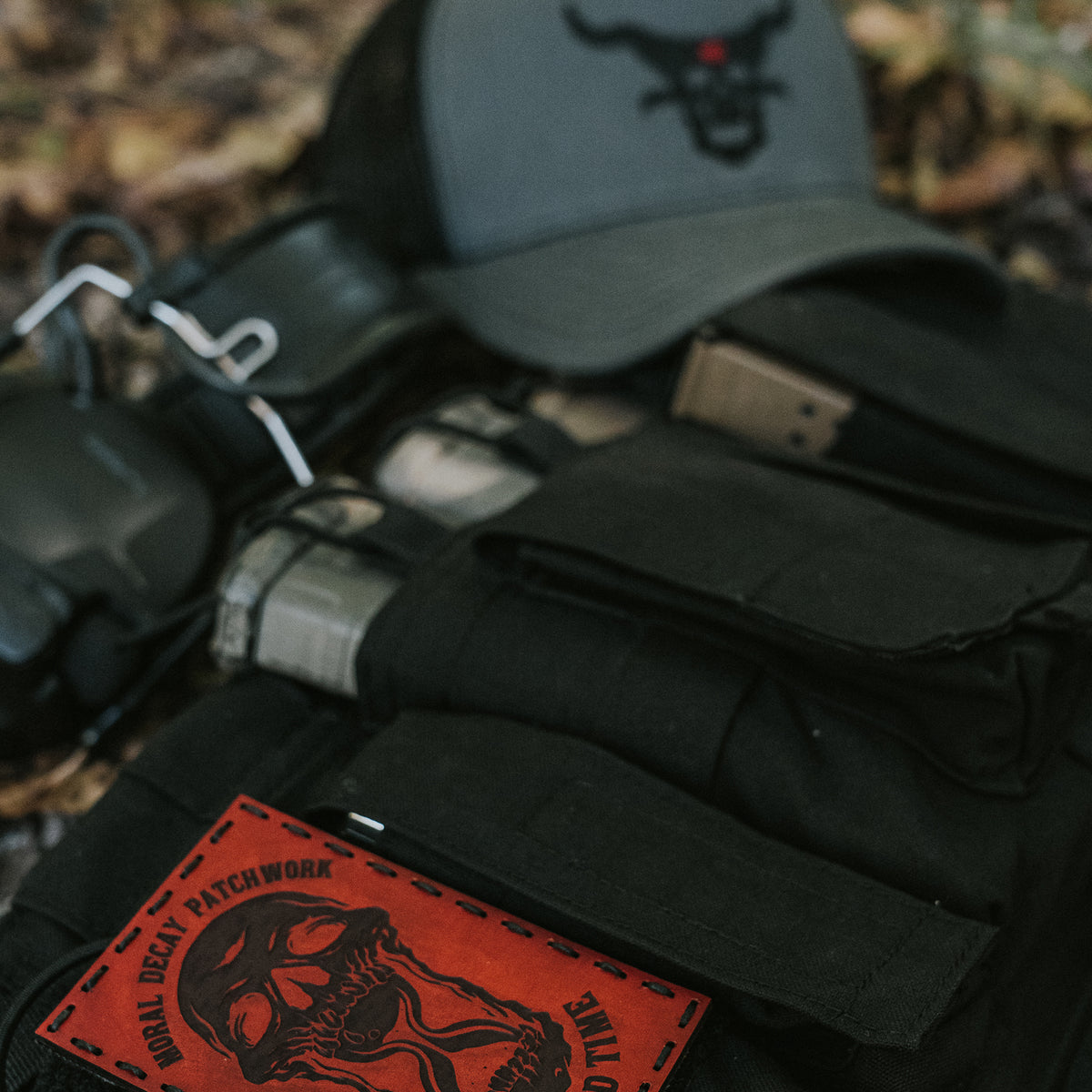 Borrowed Time Leather Patch – Moral Decay Patchwork