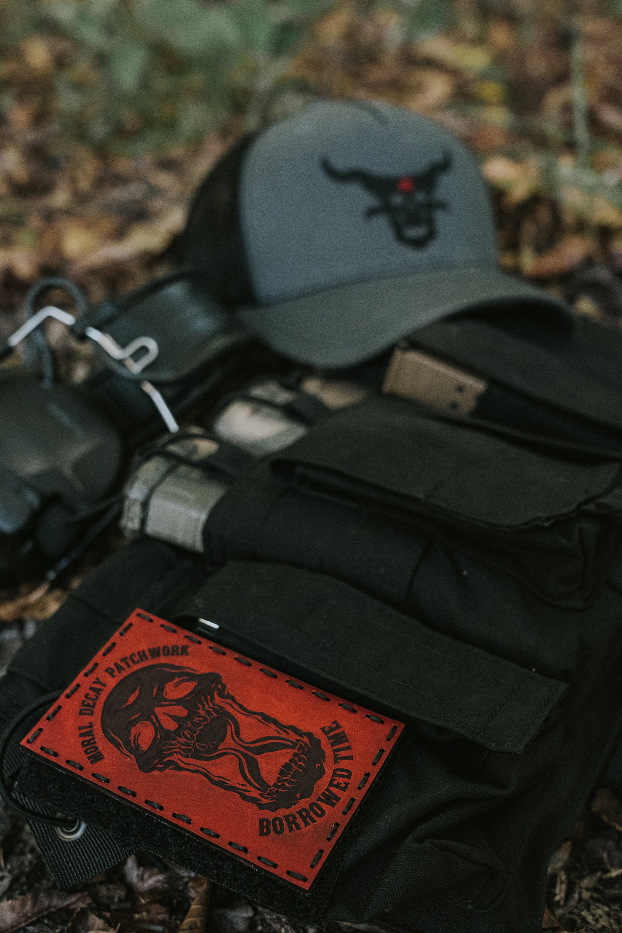 Borrowed Time Leather Patch – Moral Decay Patchwork